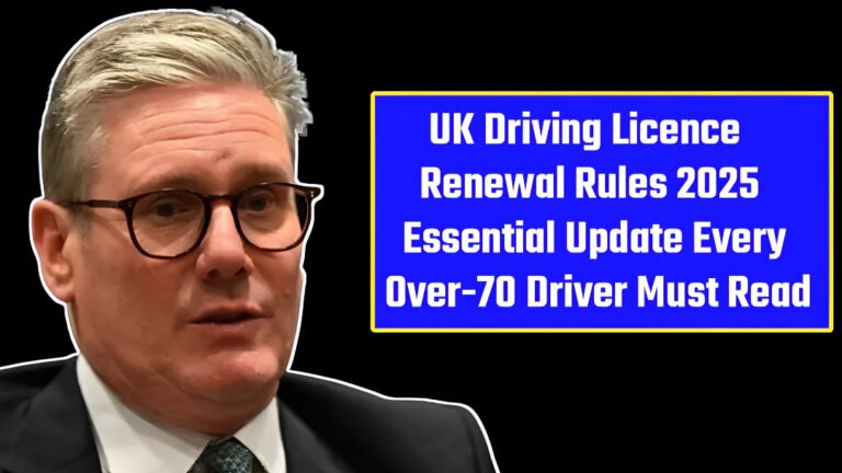 UK Driving Licence Renewal Rules 2025 – Essential Update Every Over-70 ...